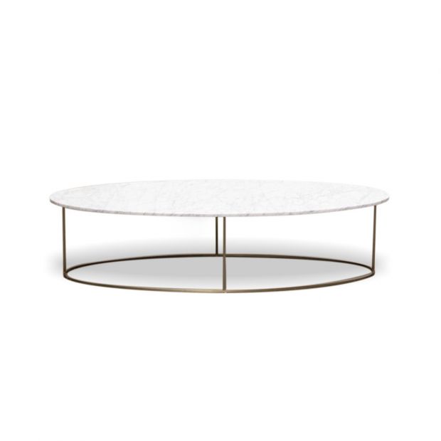 KELLY COFFEE TABLE MARBLE GOLD